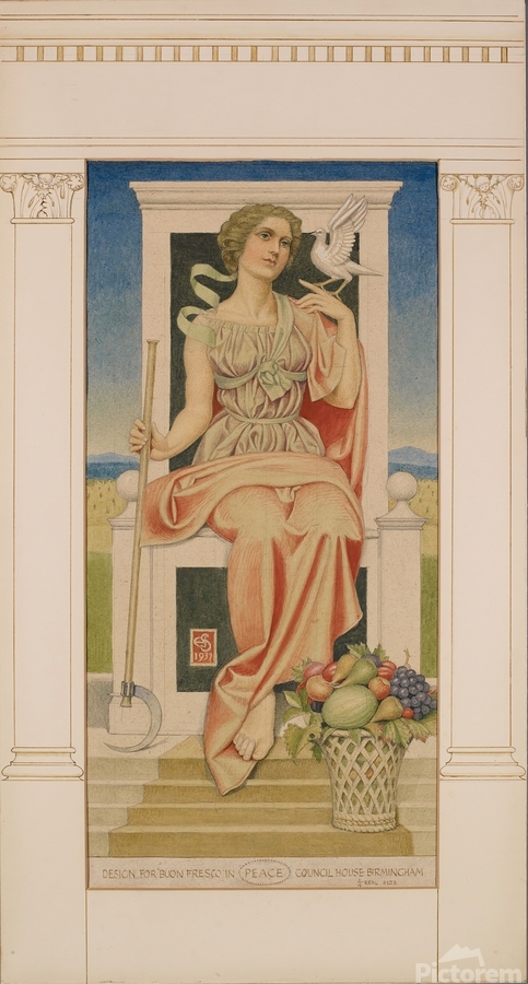 Figure of Peace [1937] by Joseph Edward Southall [1861–1944] by ...